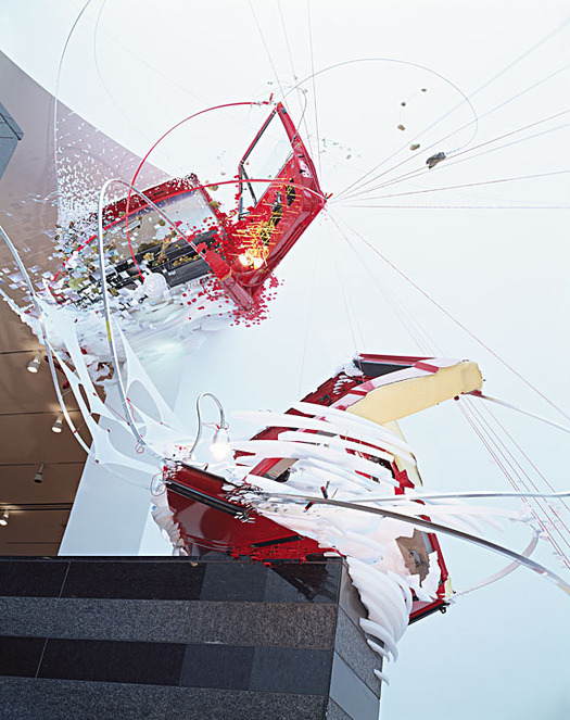 Sarah Sze, Things Fall Apart , mixed media, San Francisco Museum of ...