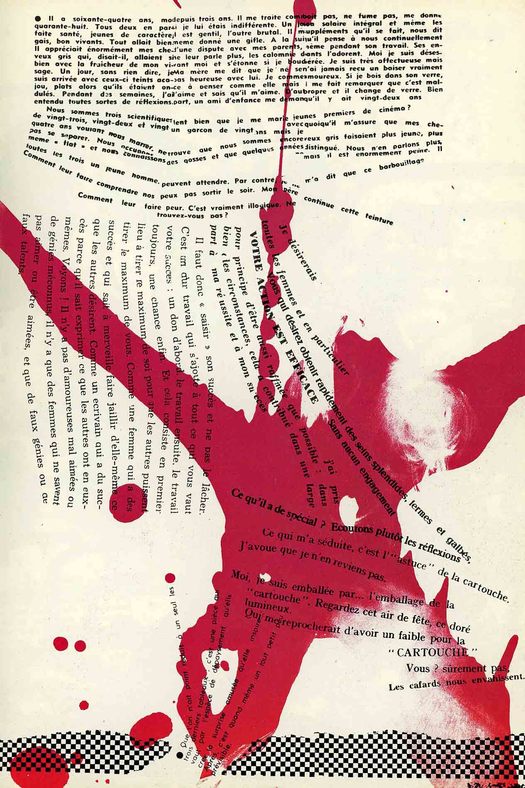 Asger Jorn and Guy Debord, page from Fin de Copenhague